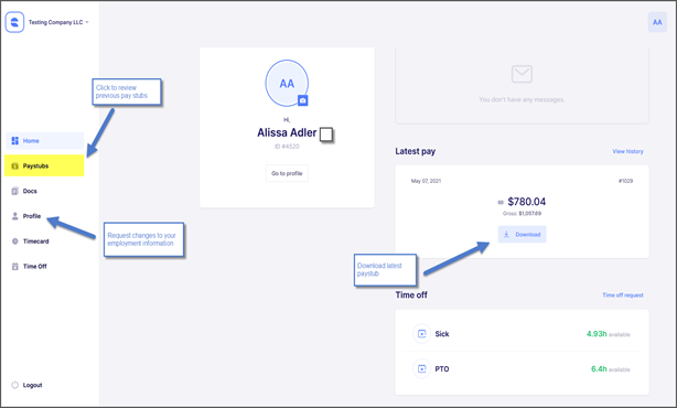 ESS Hub - First Time Login Instruction